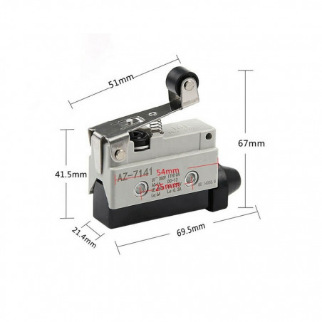 Waterproof Push AZ-7141 Limit Switch