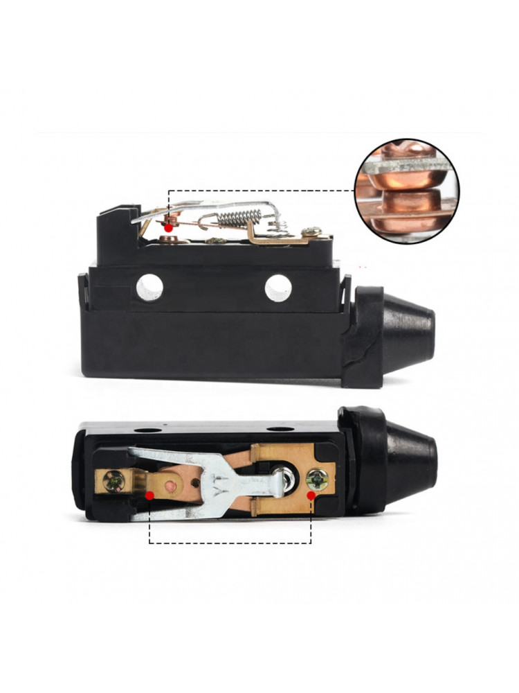 Double-row Self Lock Switch 8x8mm 6 Pins (5 Pack)