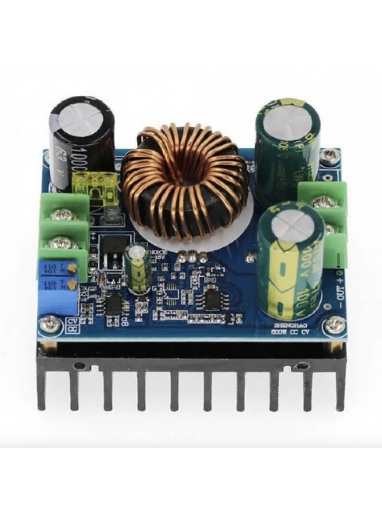 600W DC-DC 10-60V to 12-80V 10A Step-up Boost Converter with Heat Sink
