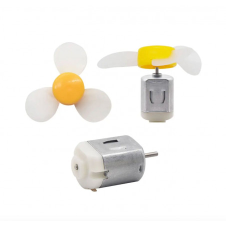 Three Leaf Fan for DC Motors