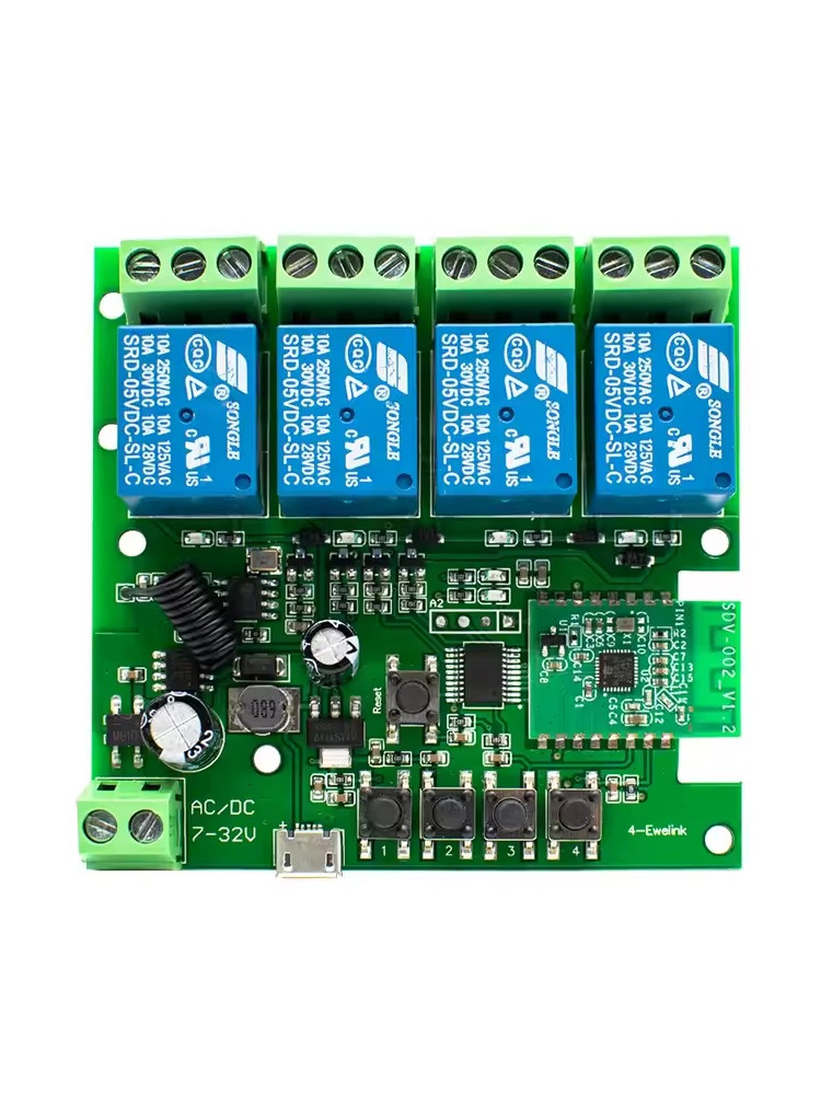 eWelink 4 Channel WiFi + RF Switch (5V - 32V)