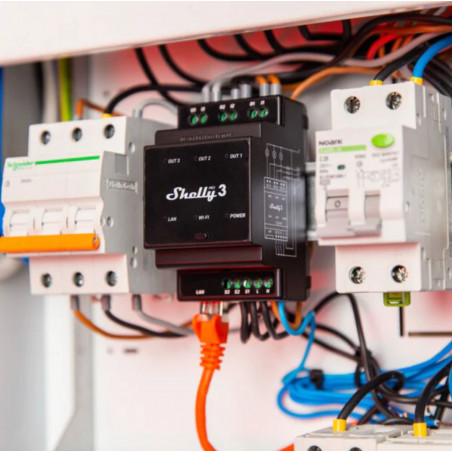 Shelly Pro 3 - Three-Channel Relay