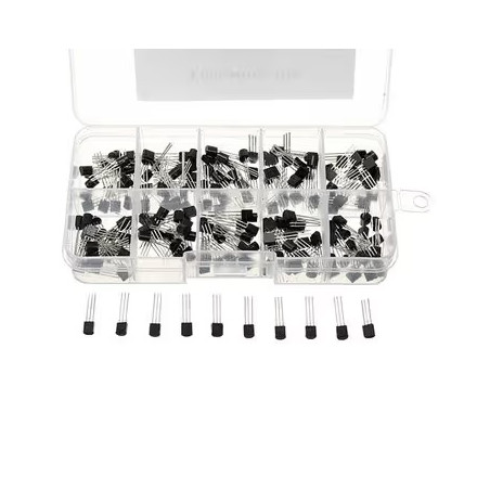 200pcs 10 Values Transistor Assortment Kit