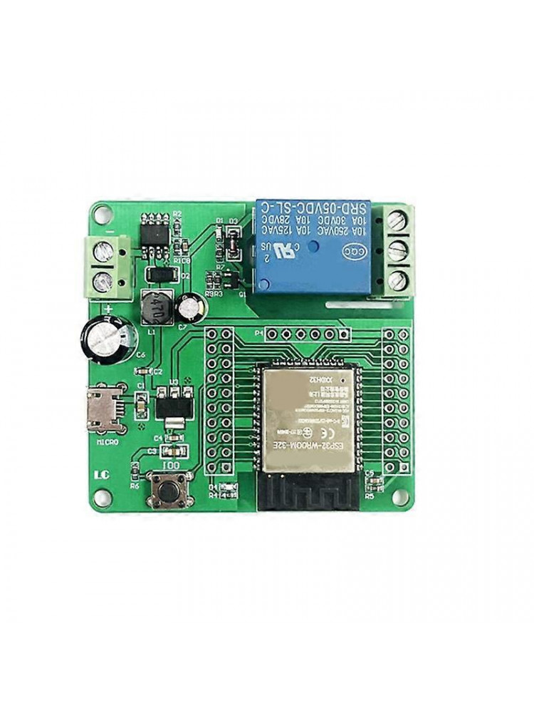 ESP32-WROOM Single-Channel Relay Module (DC 5-60V)