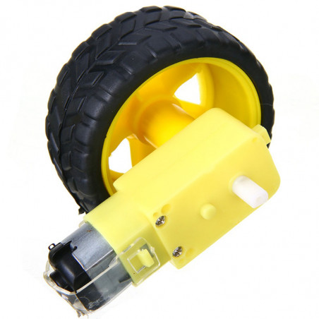 DC Electric Motor with Tyres