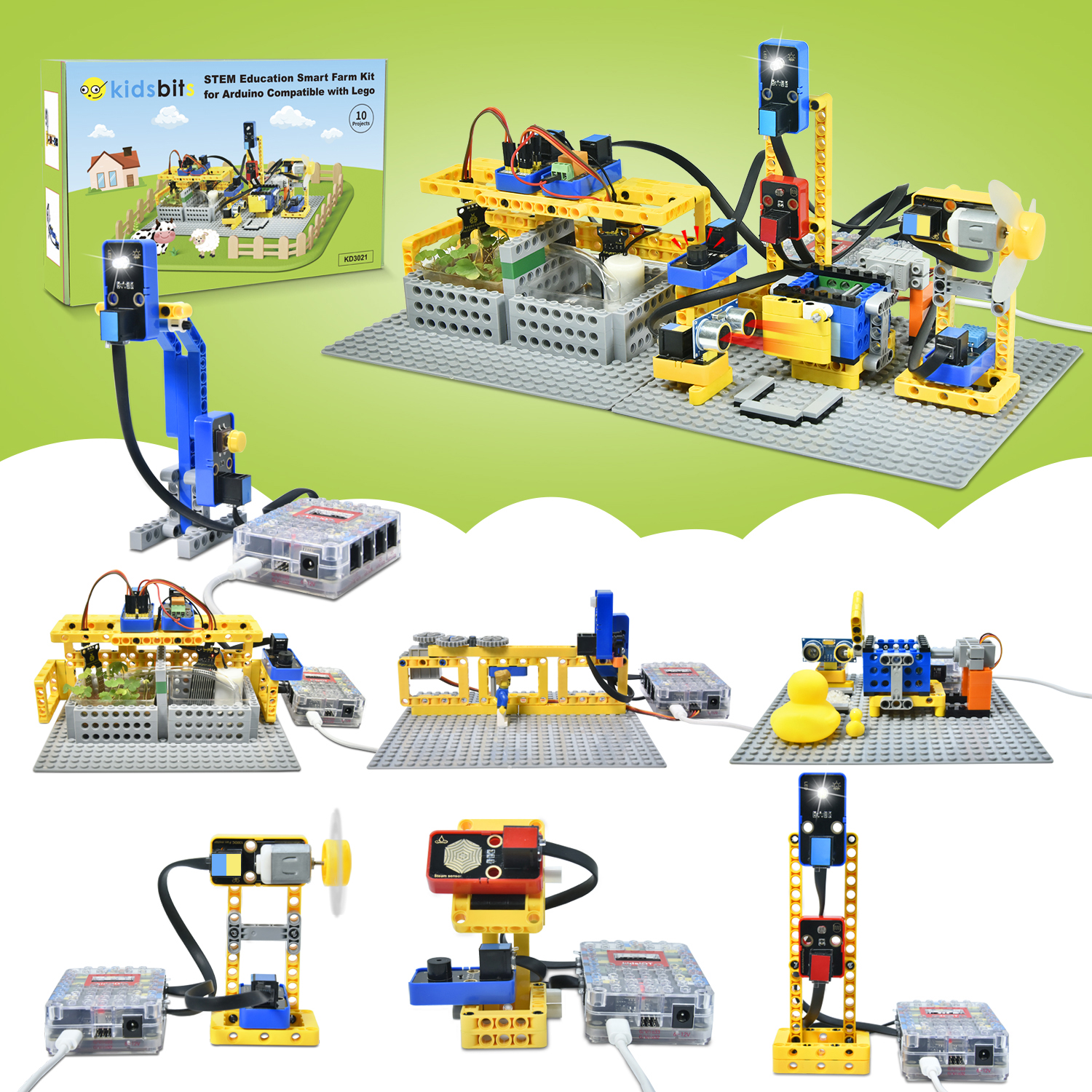 Kidsbits STEM Education Smart Farm Kit Compatible With Arduino And ...