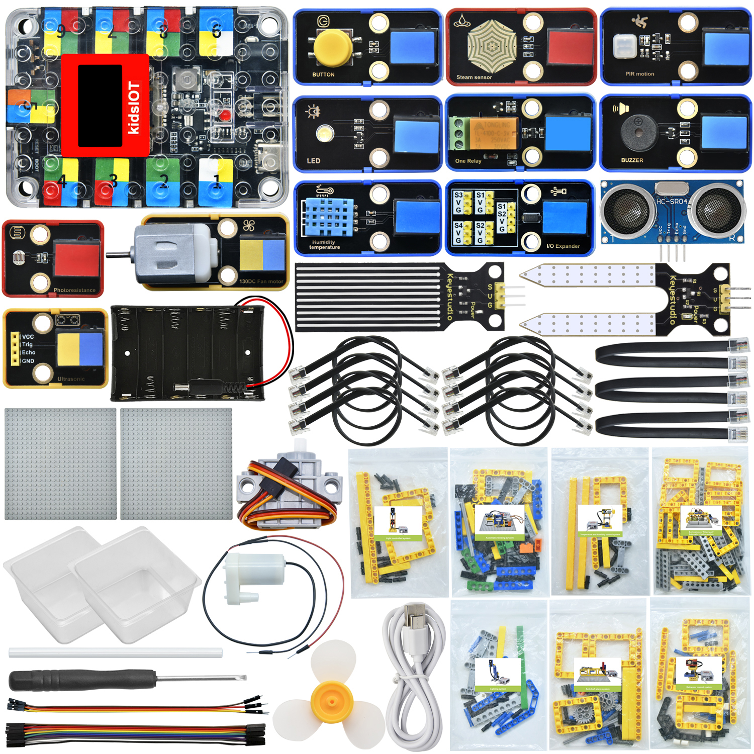 Kidsbits STEM Education Smart Farm Kit Compatible With Arduino And ...